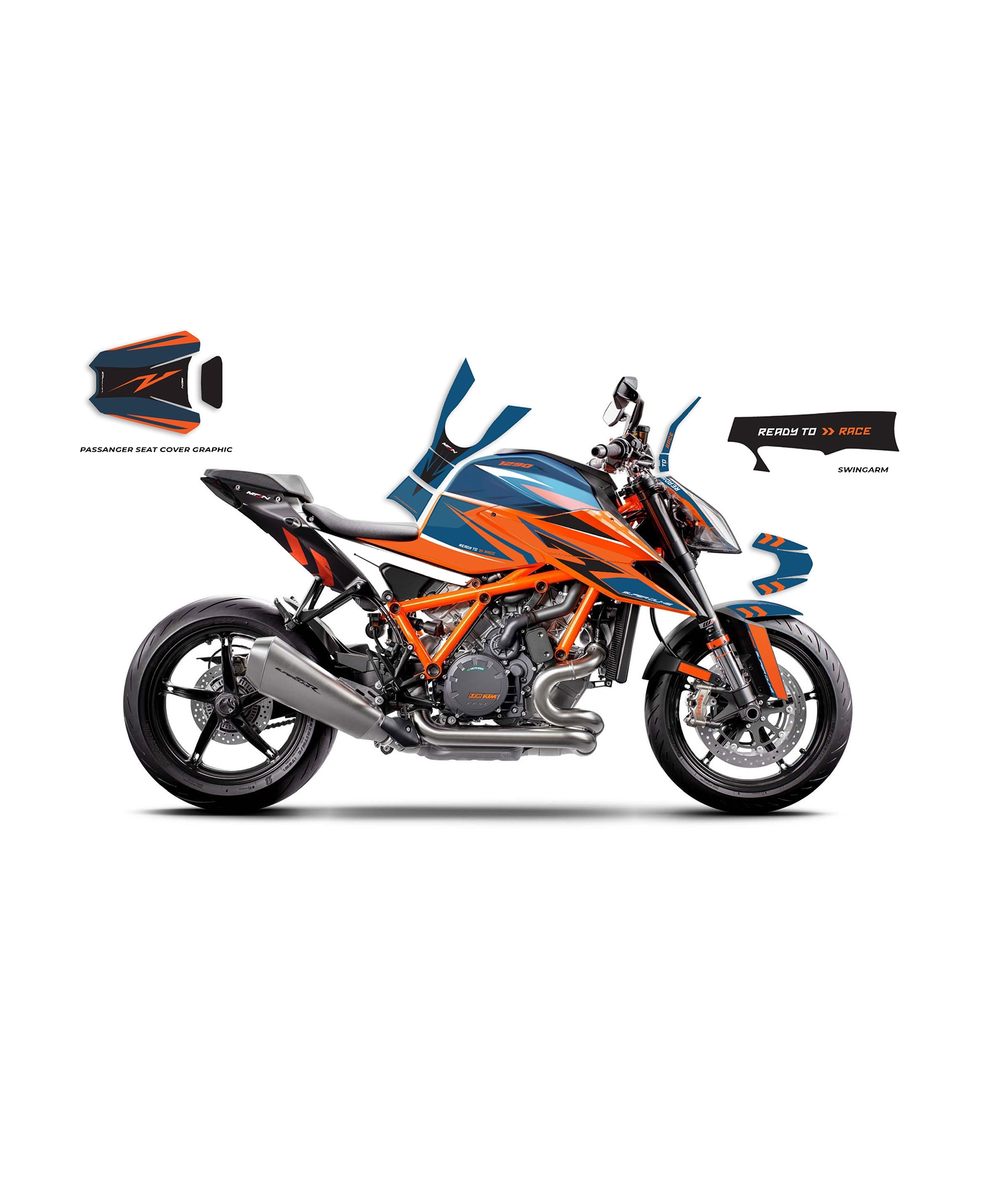 KTM 1290 SUPERDUKE R - S1 - Full Motorcycle Graphics Kit - MCN Grafix