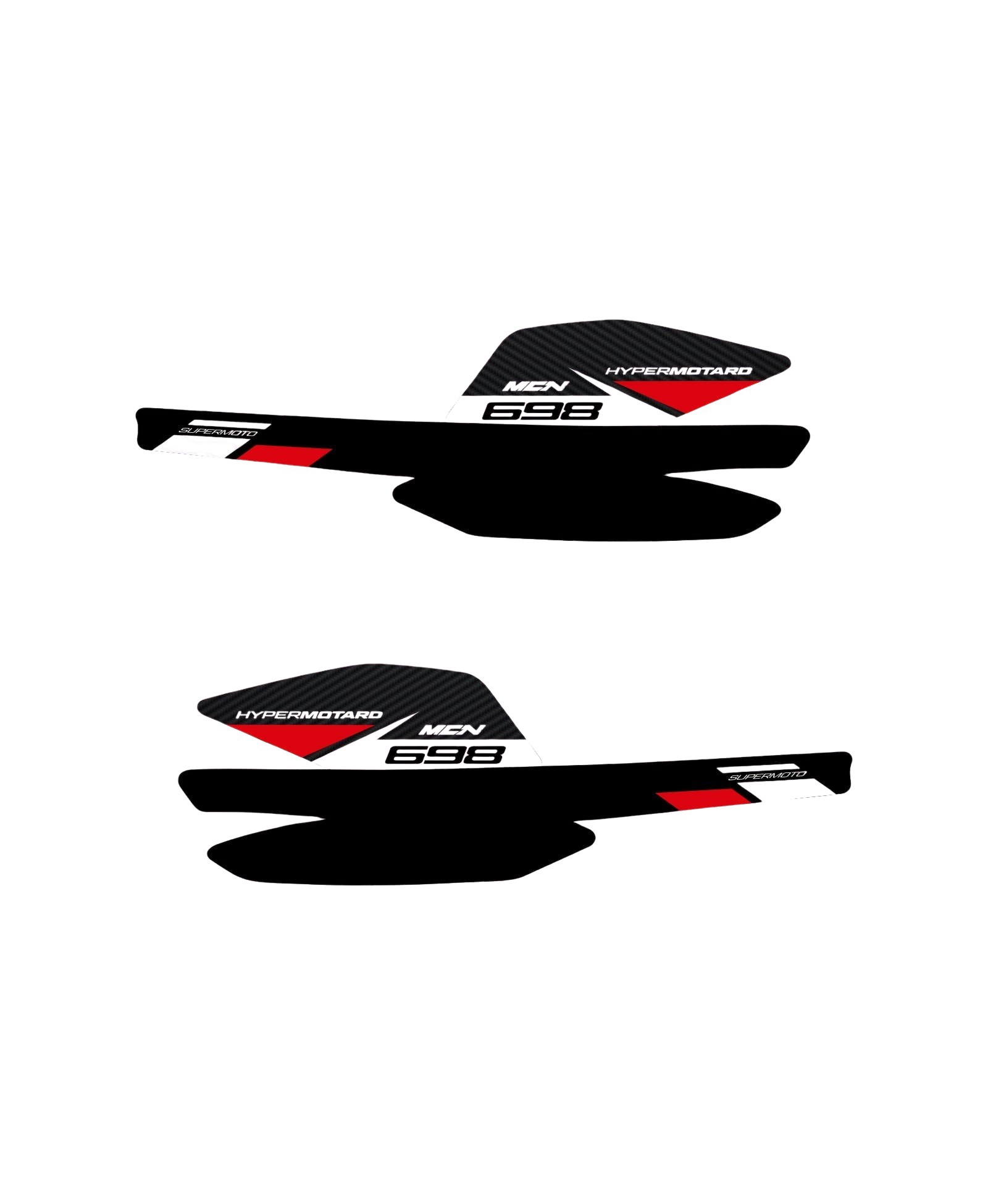 Ducati-Hypermotard – 698-Mono – Hand Guards 2 Motorcycle Graphics - MCN ...