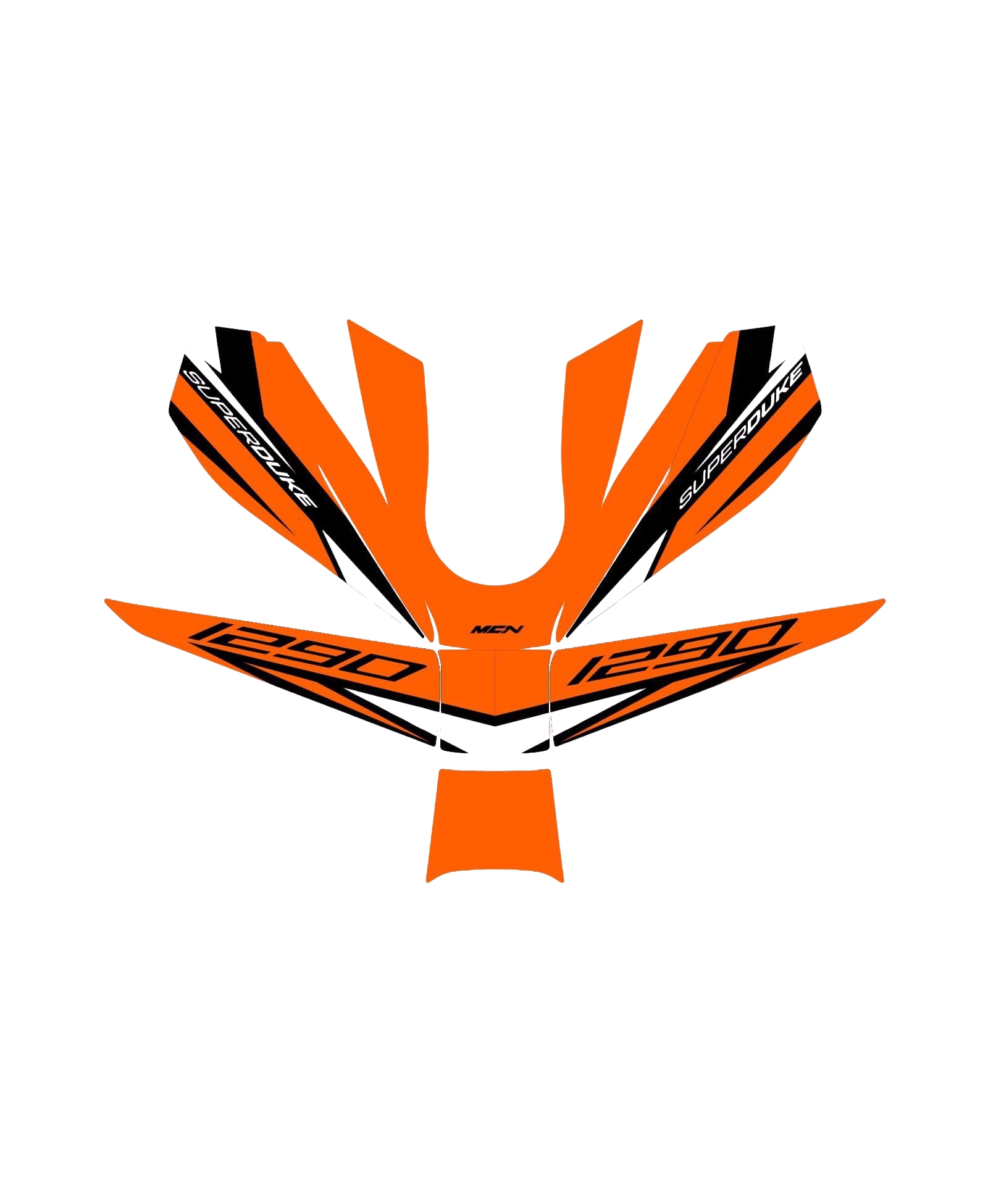 KTM 1290 SUPERDUKE R - Tank 1 Motorcycle Graphics - MCN Grafix