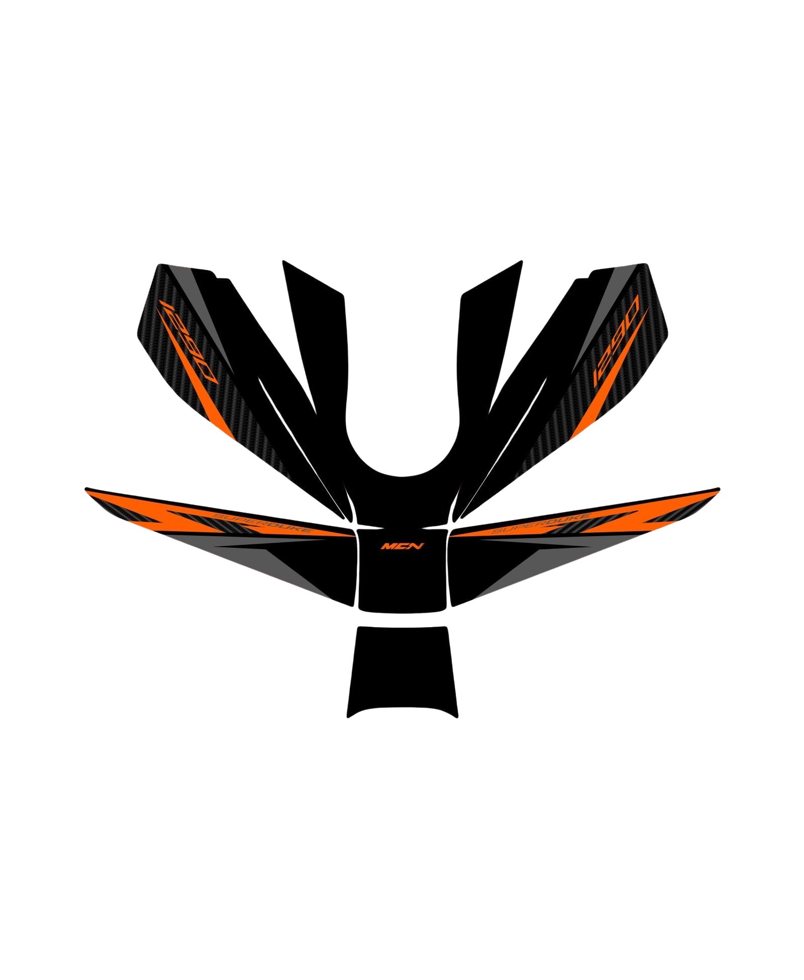 KTM 1290 SUPERDUKE R - Tank 4 Motorcycle Graphics - MCN Grafix